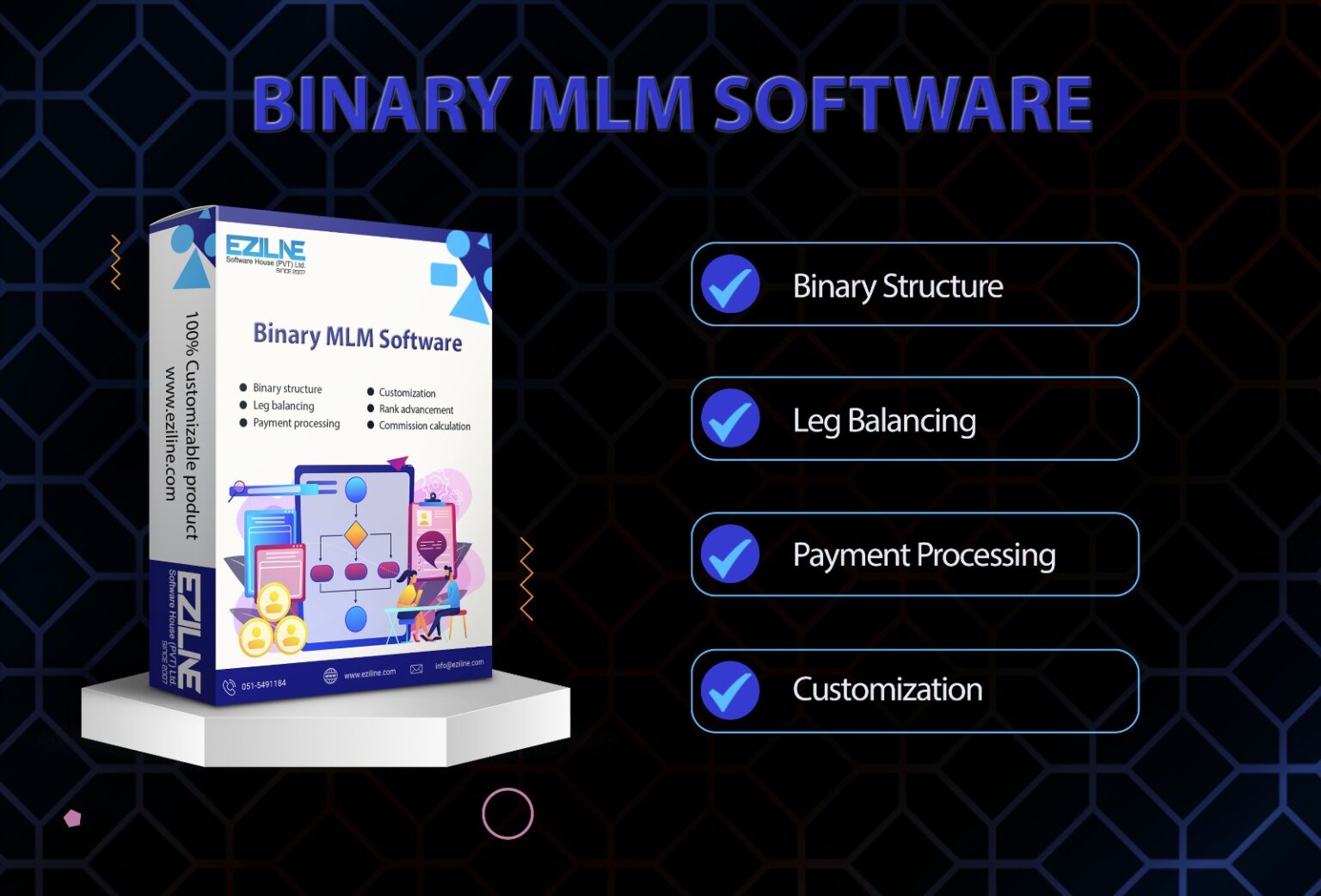 Binary MLM Software - Ezi Soft Code